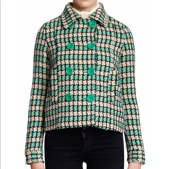 Vertigo Paris | Jackets & Coats | Vertigo Paris Green Double Breasted ...